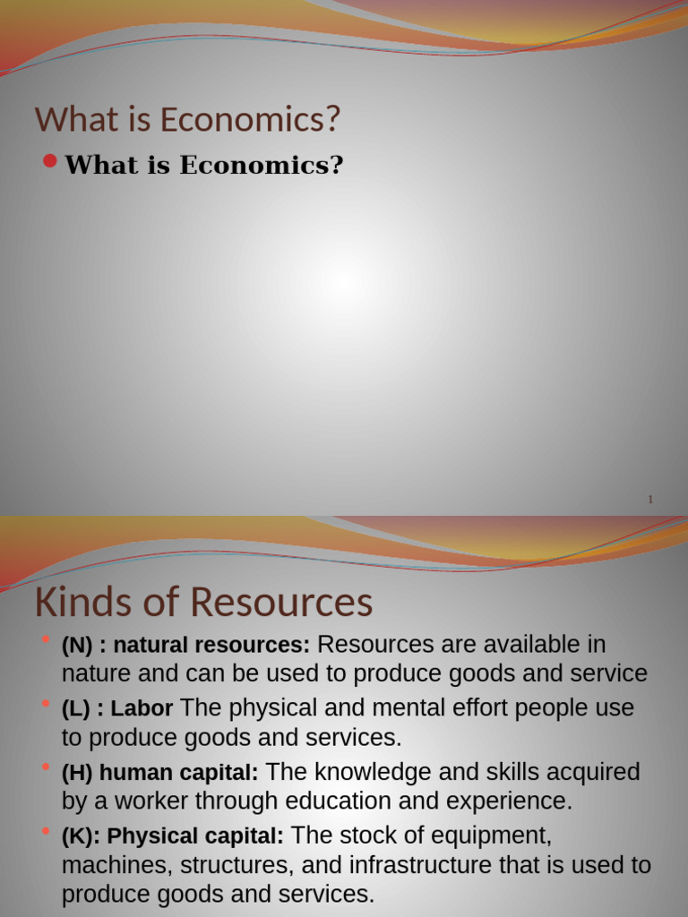 Understanding Economics and Opportunity Cost | PDF