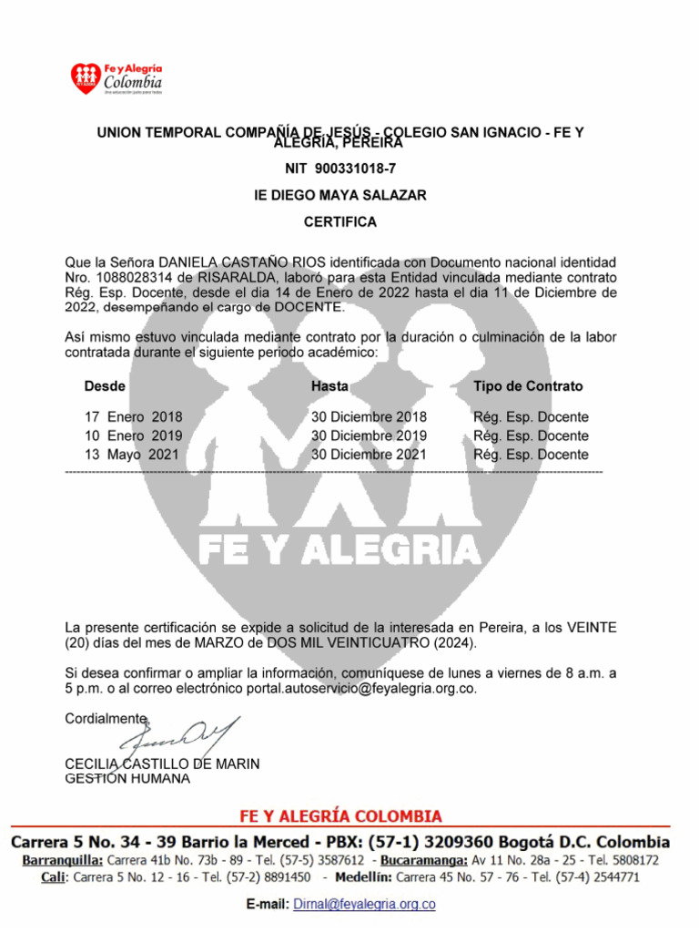 DANIELA CASTAÑO (1) | PDF