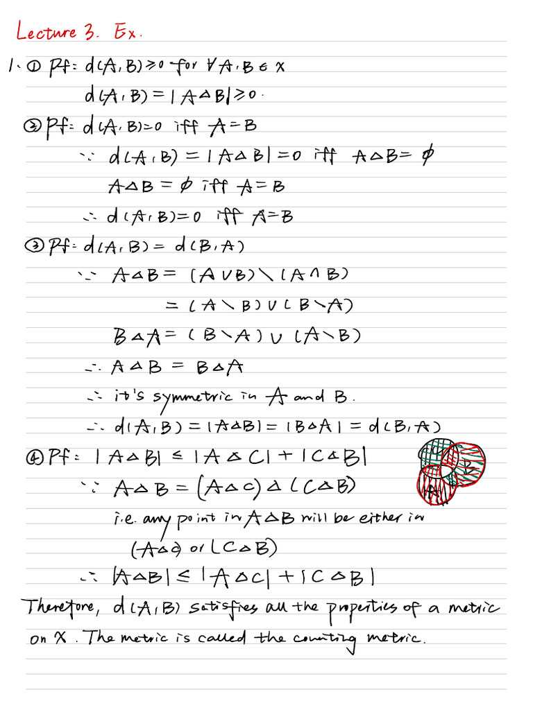 Lecture 3&4 Exercise | PDF