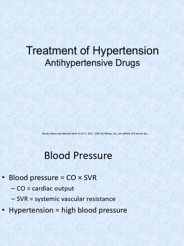 Anti Hypertensives Spring Student | PDF | Hypertension | Medical ...