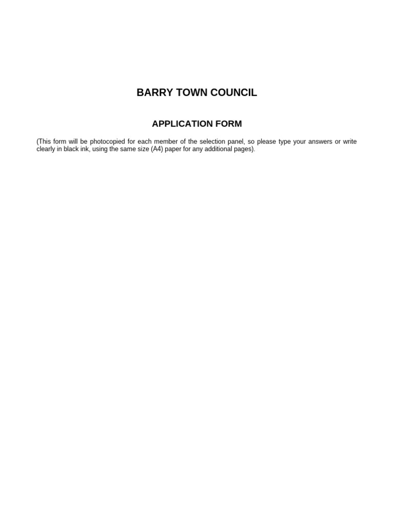 BTC Job Application Form | PDF | Public Law | Justice