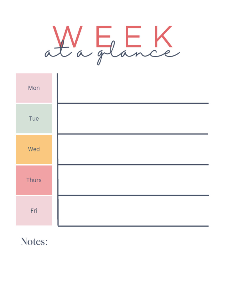 Weekly To-Do List | PDF