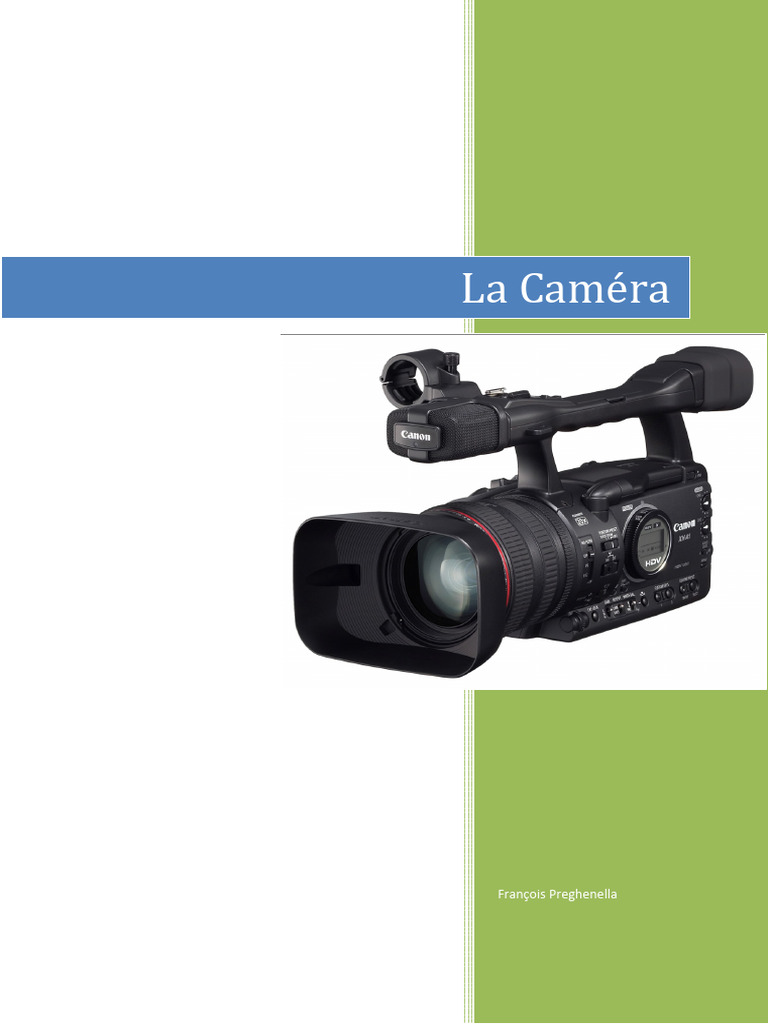 Comprendre la Caméra et ses Composants | PDF | Dispositif à transfert ...