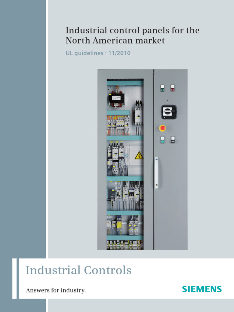 SIMENS ULGuide To Industrial Control Panels | PDF | Electrical Wiring ...