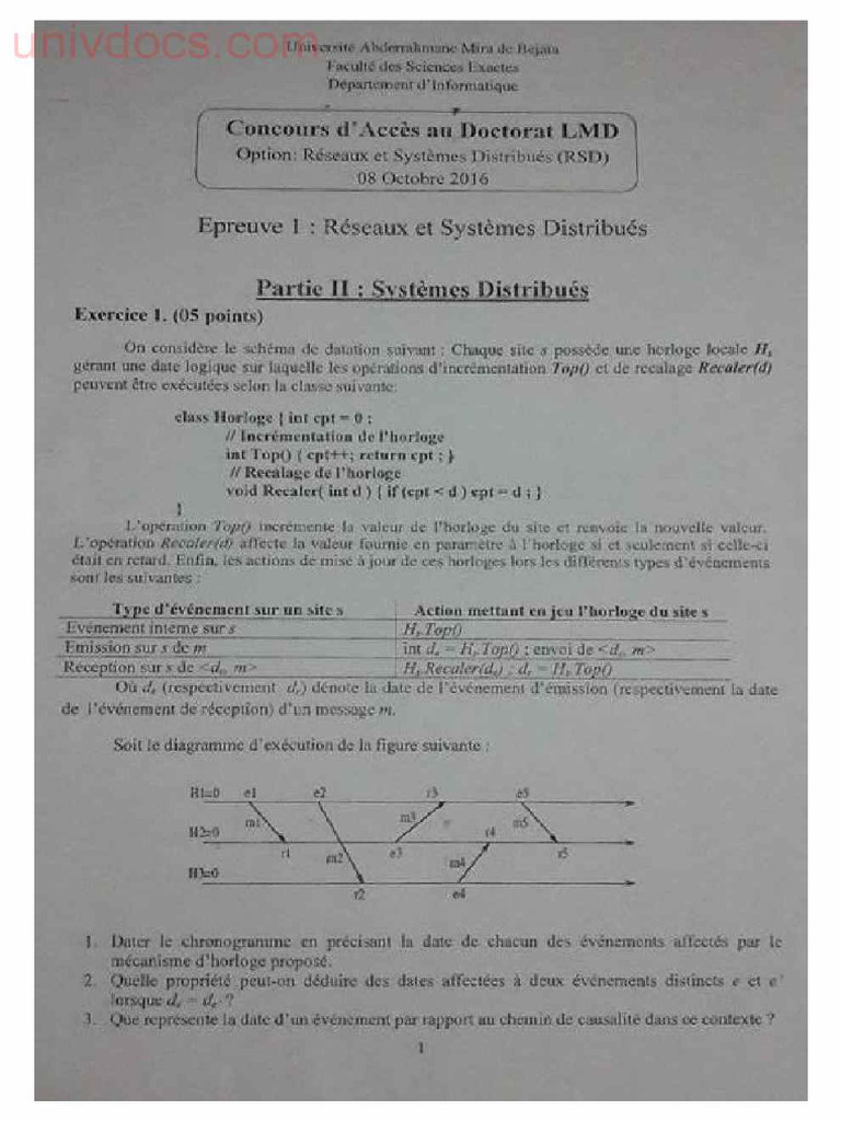 3 Sujets Concours Doctorat en Informatique Réseaux - p14 15.TextMark - Compressed | PDF