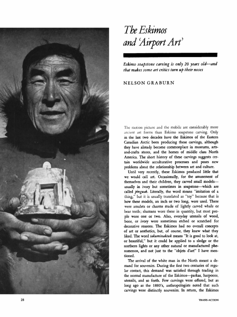 Graburn 1967 | PDF | Inuit | Sculpture