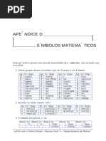 Símbolos Matemáticos em LaTeX | PDF | Ortografia | Caligrafia ocidental
