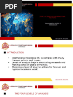 Levels of Analysis in IR Explained | PDF | International Relations ...
