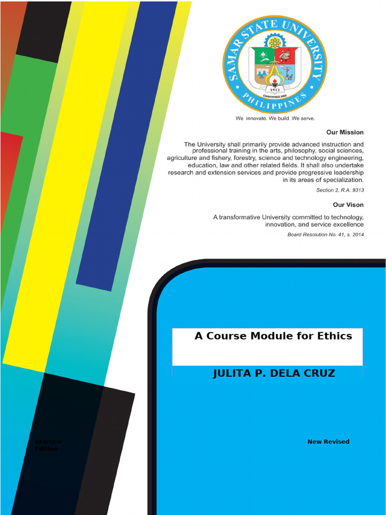 Ethics Course Module Overview | PDF | Morality | Etiquette