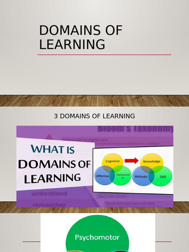 Power point - Domains of Learning | PDF