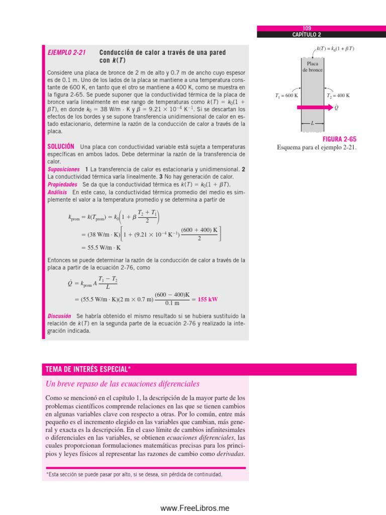 Cengel 4E Repaso Ec Diferenciales | PDF | Ecuaciones | Conduccion termica