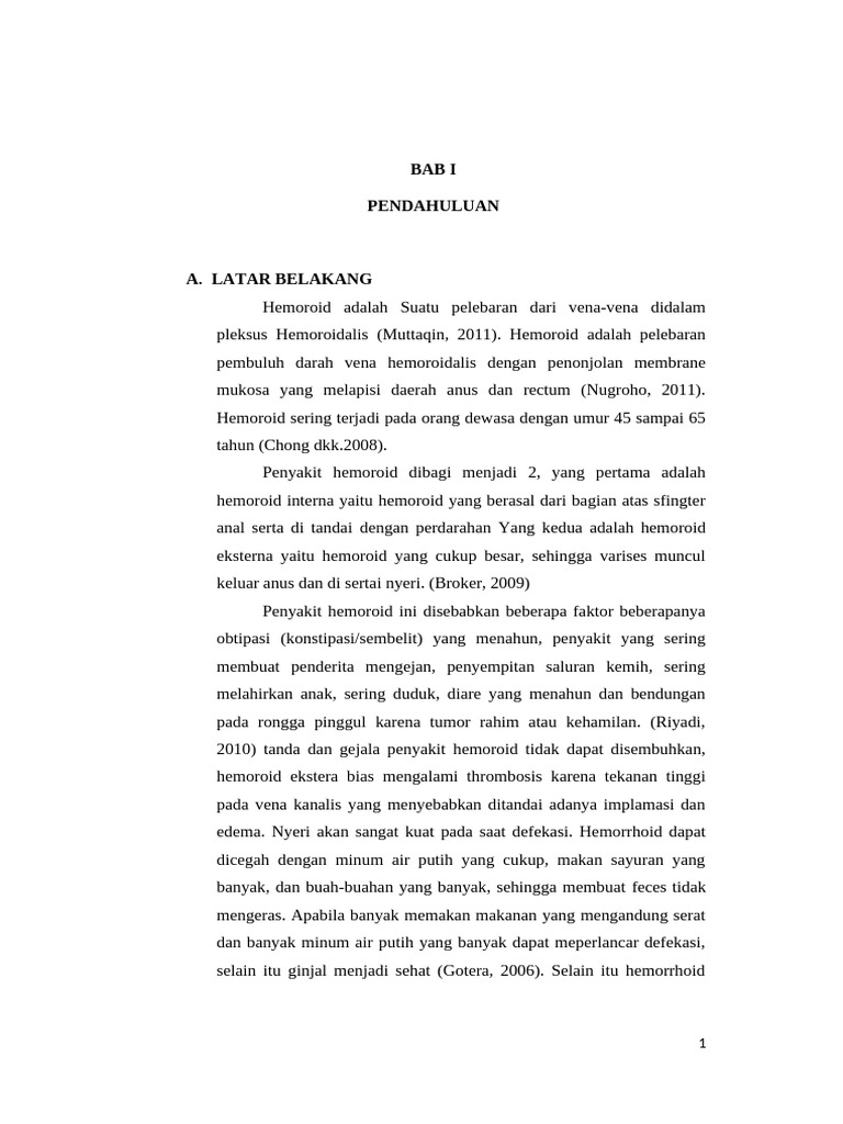 Panduan Hemoroid Dewasa | PDF