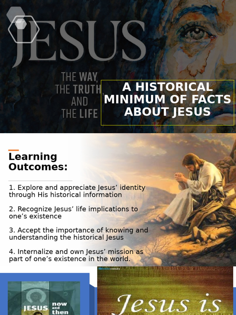 1.1 Historical Minimum Facts About Jesus | PDF | Jesus | Religious ...