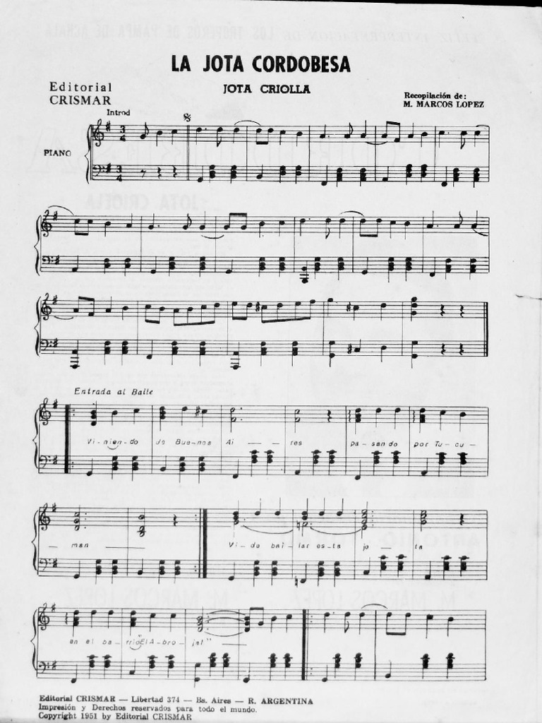 La Jota Cordobesa | PDF