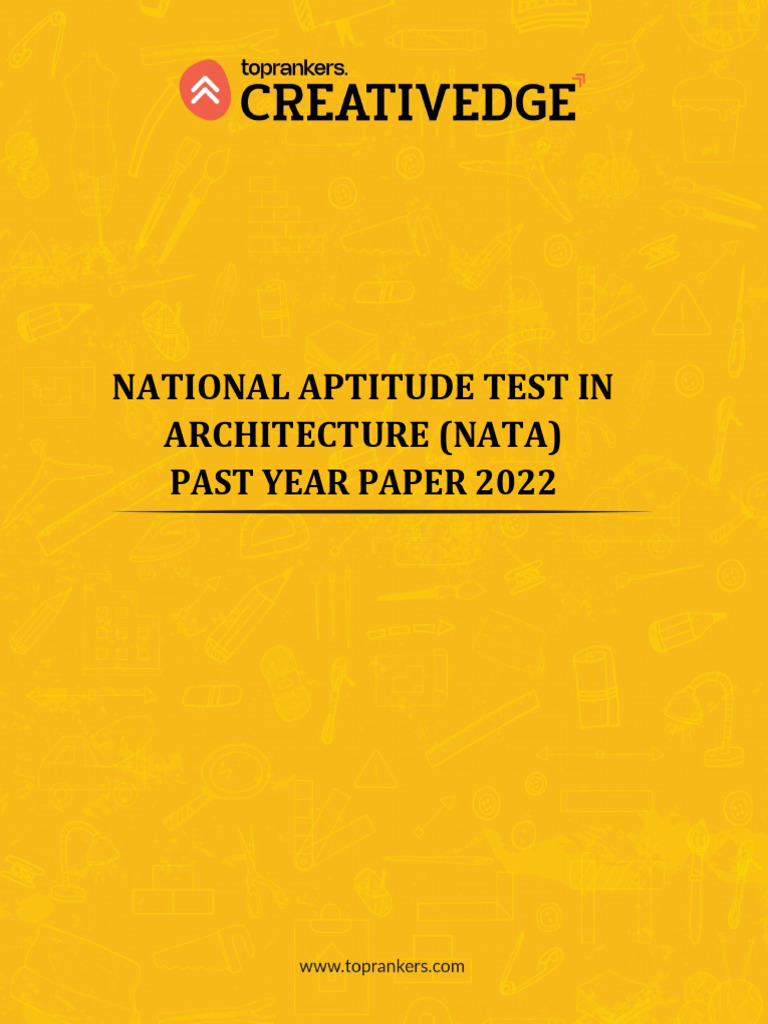 Nata 2022 Shift 1 Pyp Questions Paper New 0280650336a13 | PDF