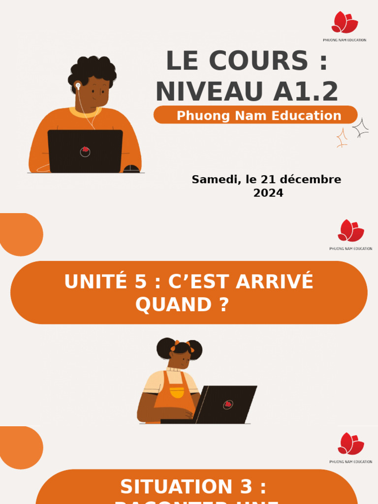 Raconter une expérience au passé | PDF | Verbe | Linguistique