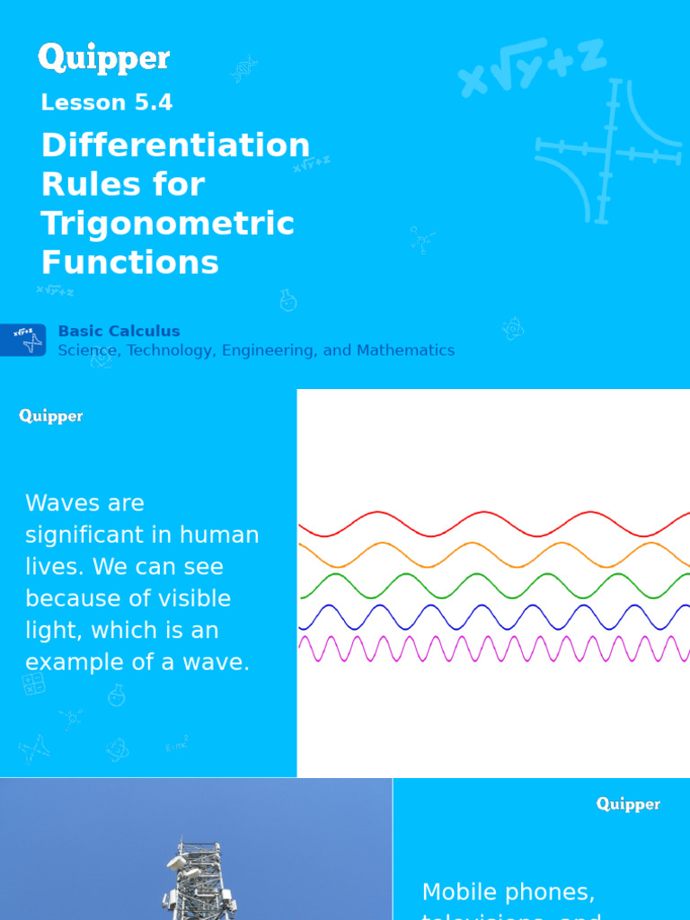 Differentiation Rules For Trigonometric Functions Pdf Trigonometric Functions Elementary