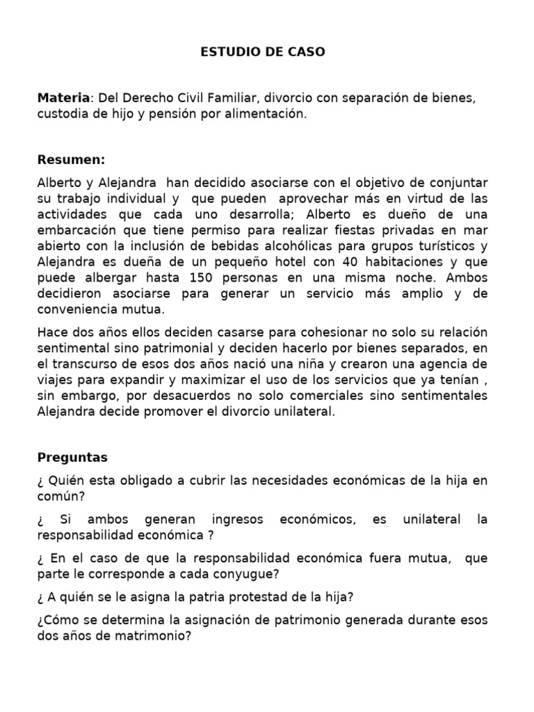 Estudio de Caso-Ejemplo | PDF