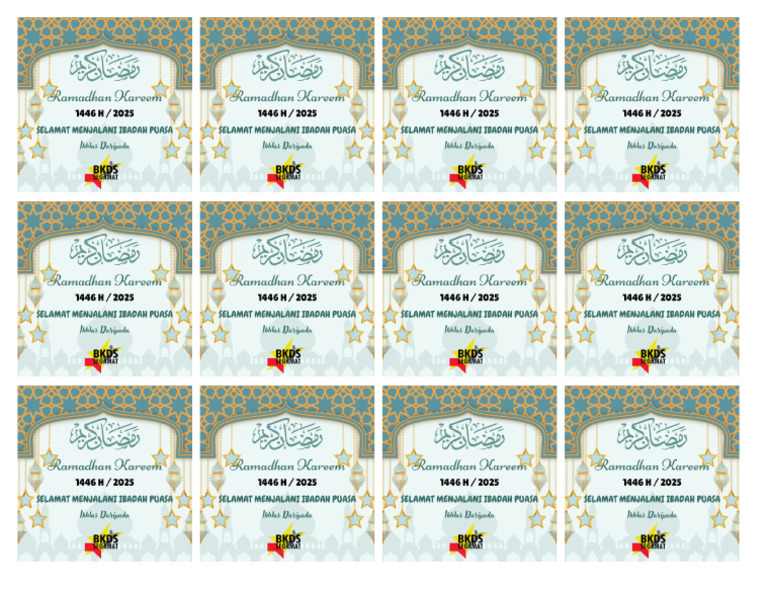 Sticker Kurma 2025 | PDF