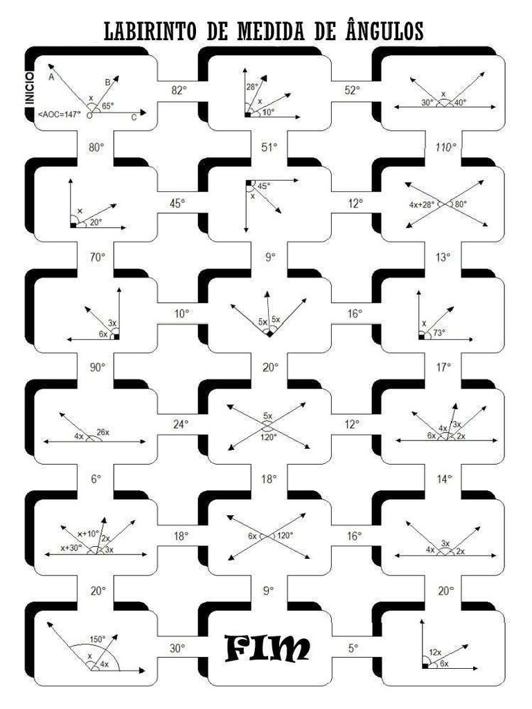 Labirinto Com Angulos | PDF