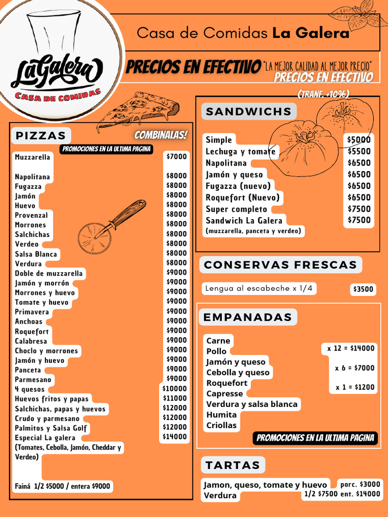 Black Modern Food Menu Portrait | PDF | Cocina occidental | Cocina