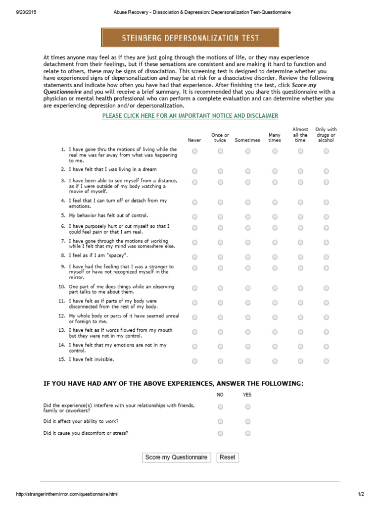 Abuse-Recovery-Dissociation-Depression_-Depersonalization-Test ...