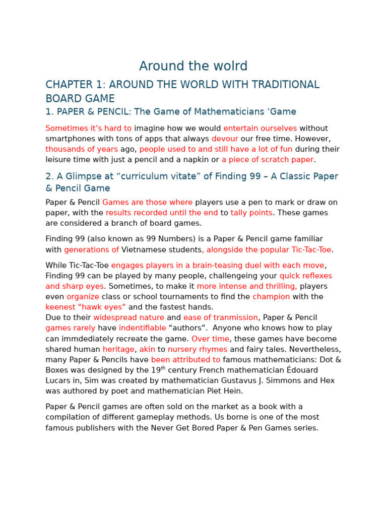 Board game book | PDF