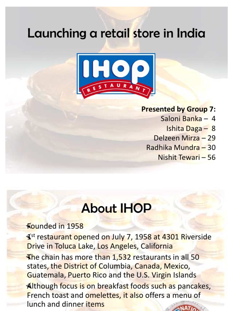 IHOP | PDF