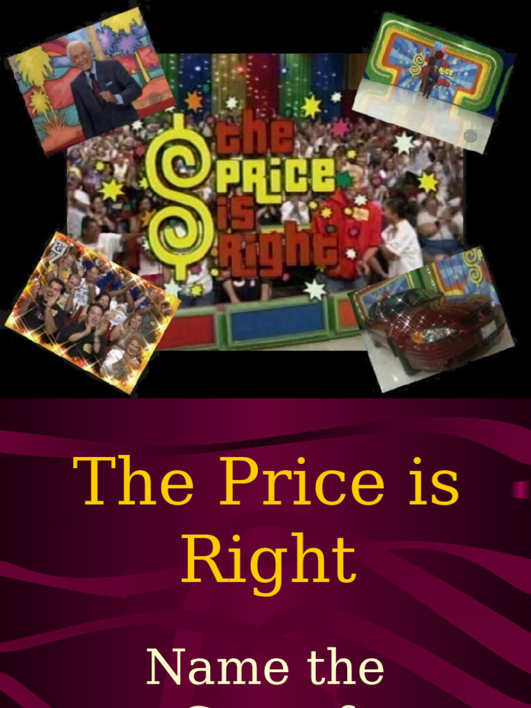 Cost The Price Is Right | PDF
