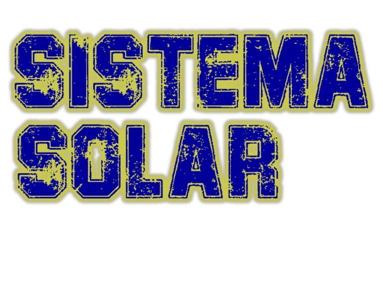 Letras Sistema Solar | PDF