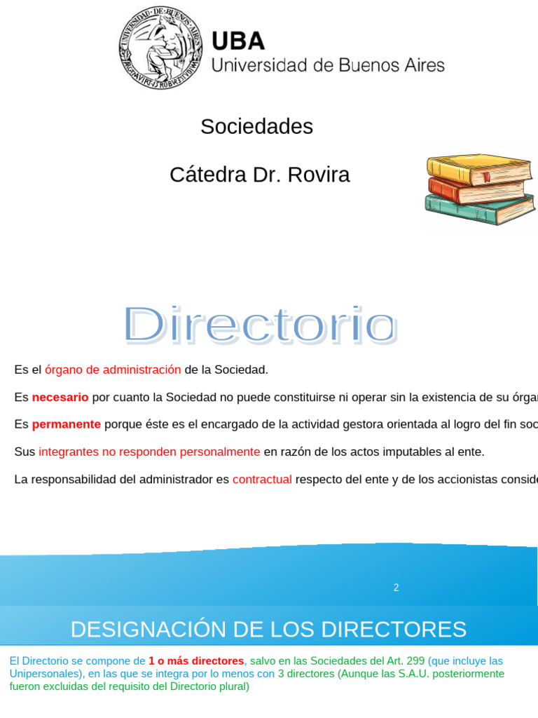 Estructura y Funciones del Directorio en Sociedades | PDF | Dividendo ...