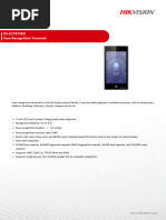 DS-K1T341CMF Datasheet 20231227 | PDF | Authentication | Computer Network