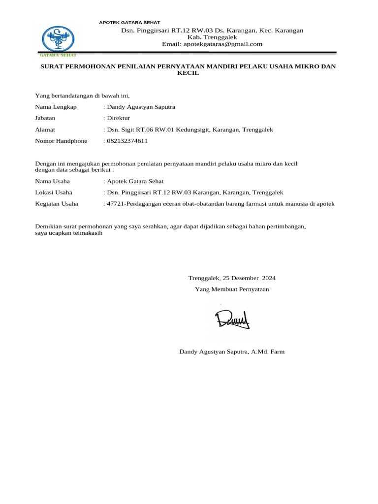 surat permohonan tata ruang PUPR | PDF