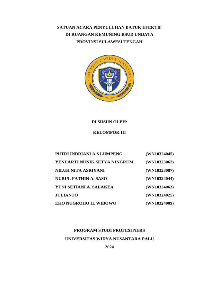 SAP BATUK EFEKTIF Kel III | PDF
