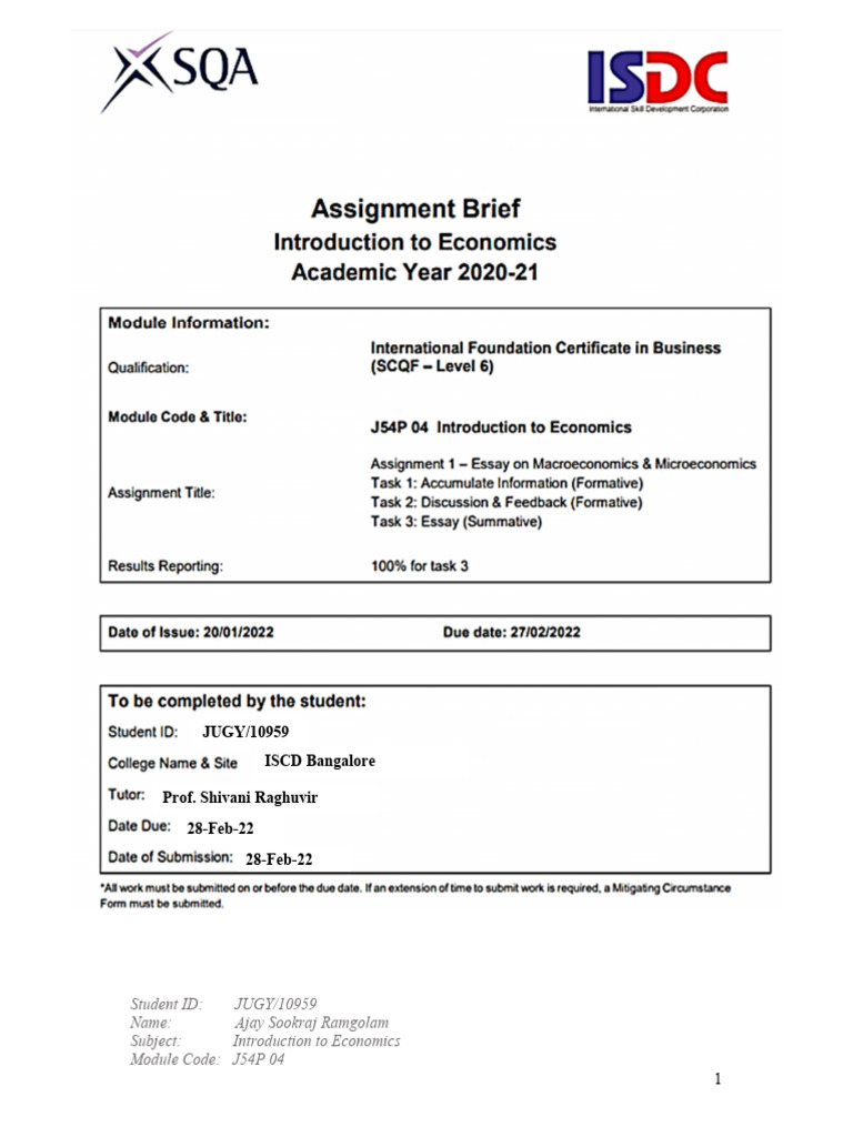 Ajay Ramgolam (JUGY10959) IE Assignment Task 1&2 - 230330 - 194525 | PDF | Consumption ...