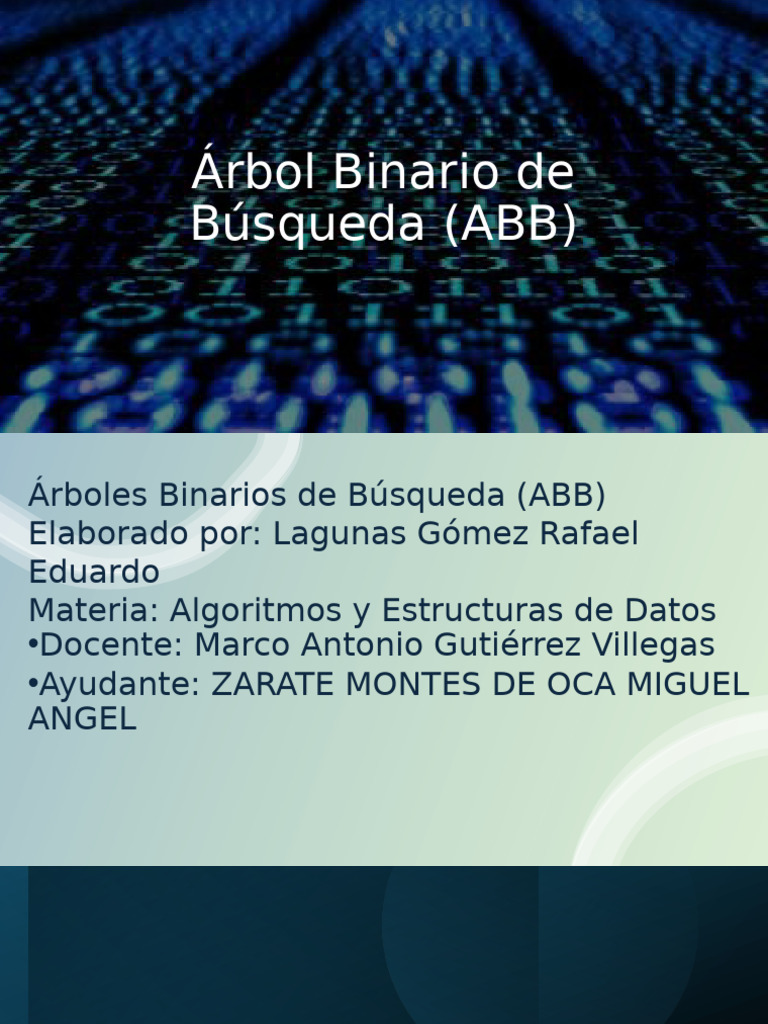 Árboles ABB | PDF | Informática | Programación de computadoras