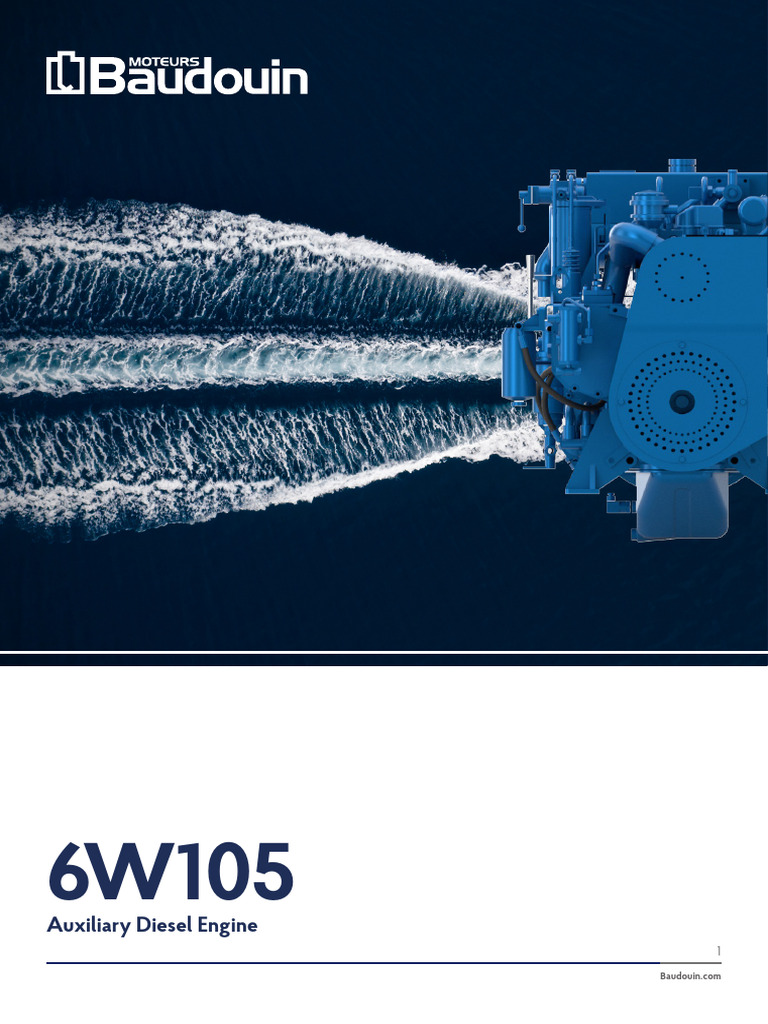 6W105 MAU Spec Sheet 28062024 | PDF | Diesel Engine | Engines