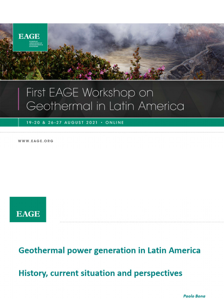 2021-COSTA-RICA EAGEWorkshop GeothermalPowerGenerationLatinAmerica ...