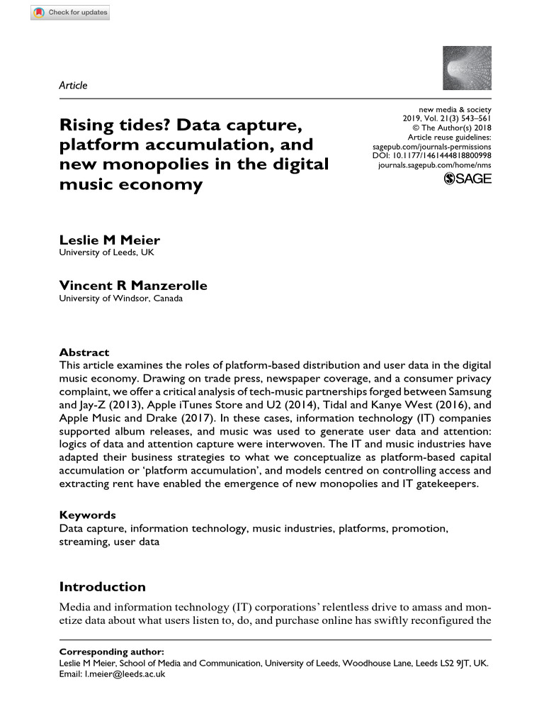 Meier Manzerolle 2018 Rising Tides Data Capture Platform Accumulation ...