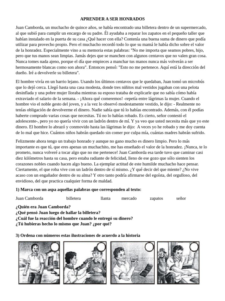 21 Aprender A Ser Honrados | PDF