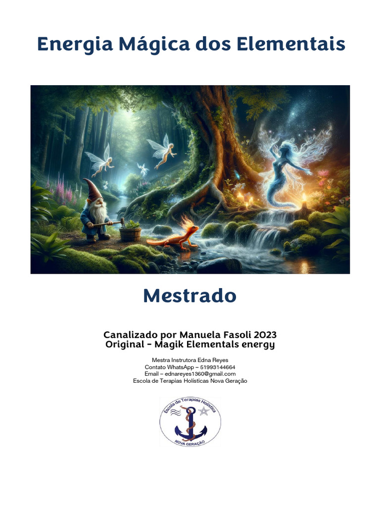 Energia Mágica dos Elementais: Mestrado | PDF | Emoções | Pensamento