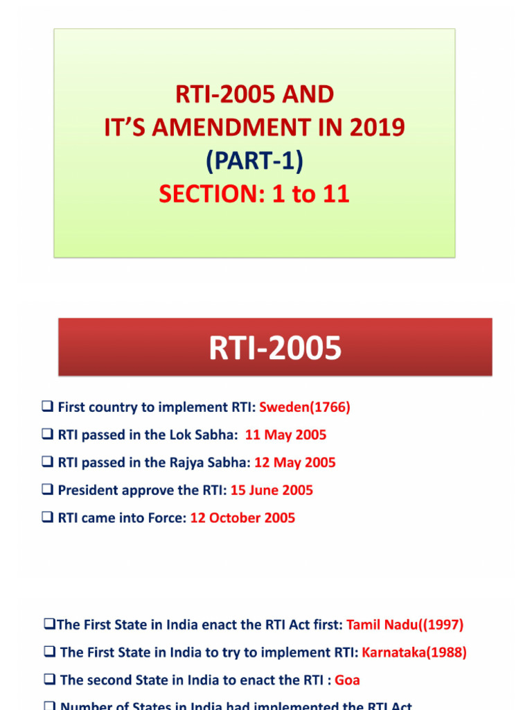 RTI-2005(1) | PDF