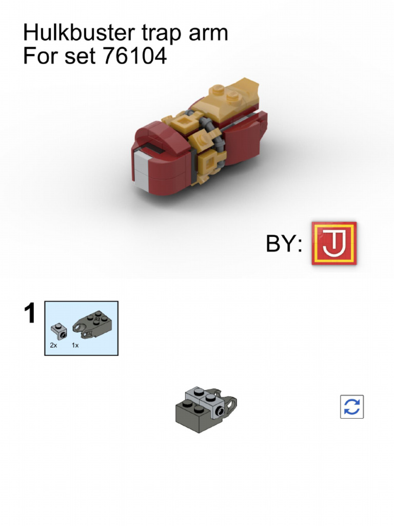 Hulkbuster Trap Arm Infinity War Instructions | PDF