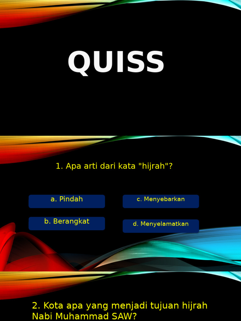 Quis Kisah Hijrah | PDF