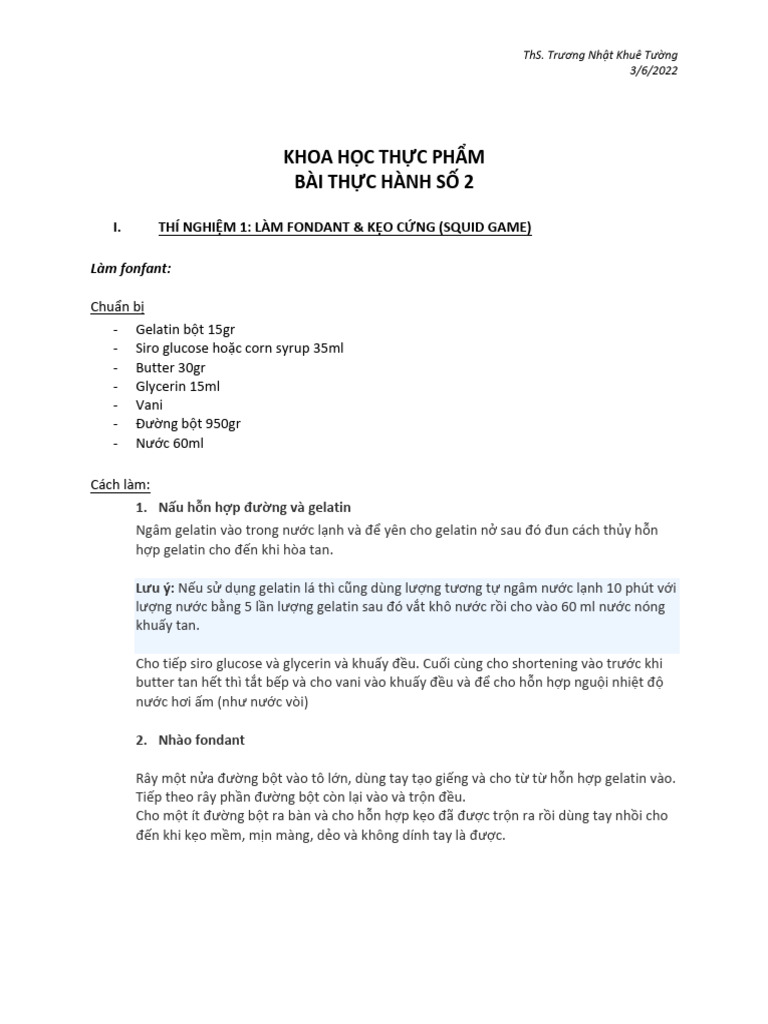 KHTP TH C Hành 2 | PDF