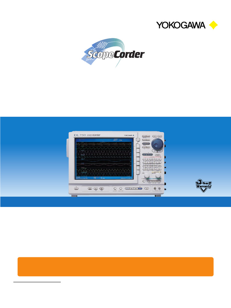 Yokogawa DL750 | PDF | Sampling (Signal Processing) | Memory