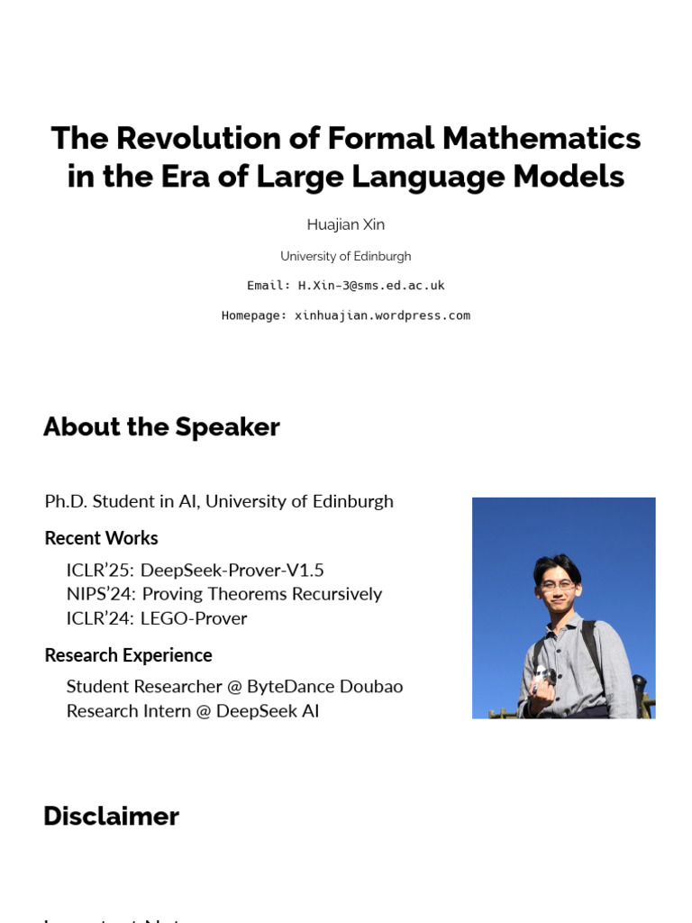 The Revolution of Formal Mathematics in The Era of Large Language ...