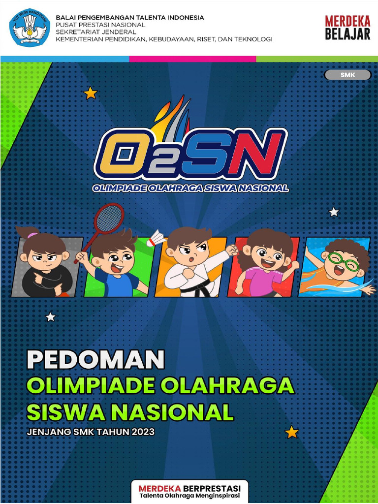 04 Pedoman o2sn Jenjang Smk Tahun 2023 | PDF