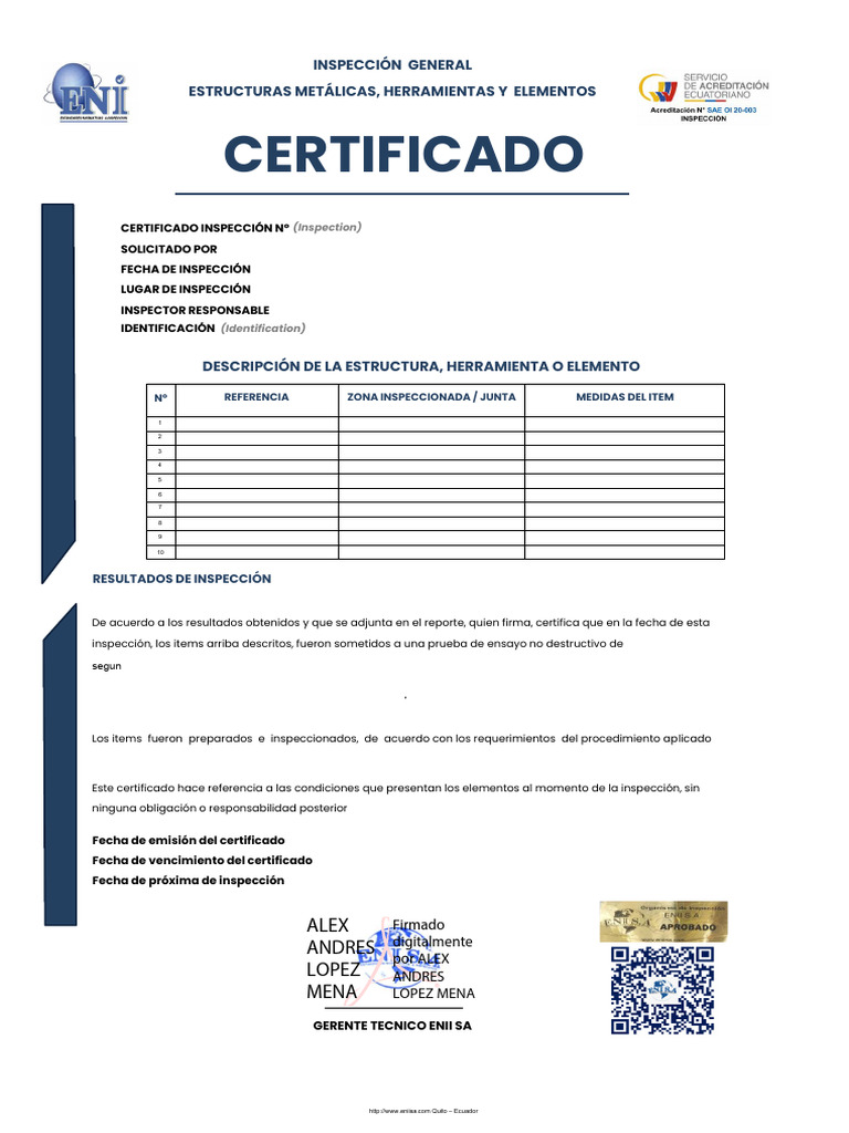 CERTIFI TORNAMESA | PDF | Materiales