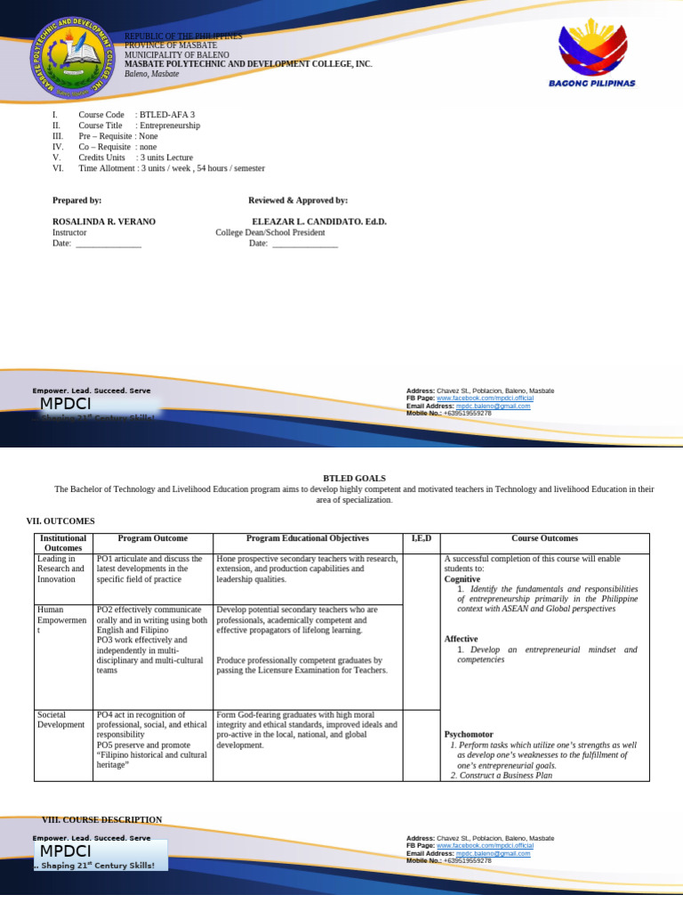 Entrepreneurship | PDF | Entrepreneurship | Learning